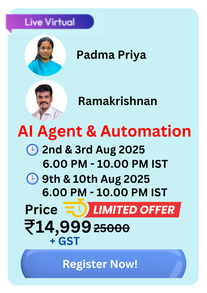 AI Agents & Automation Workshop - AgileBodhi